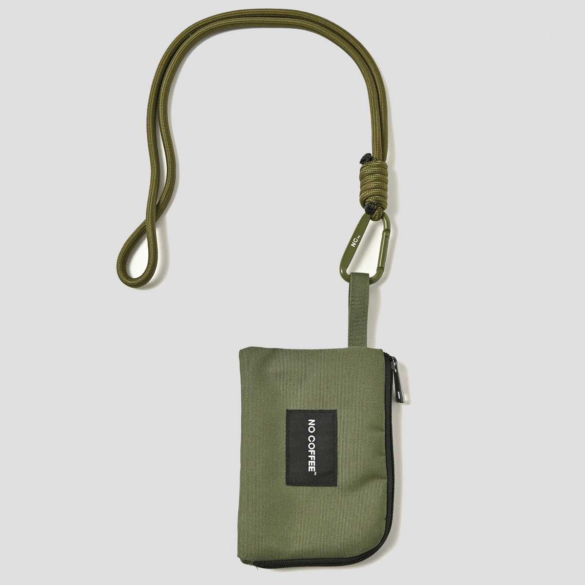カラビナストラップポーチ KHAKI– NC by NO COFFEE公式オンラインストア